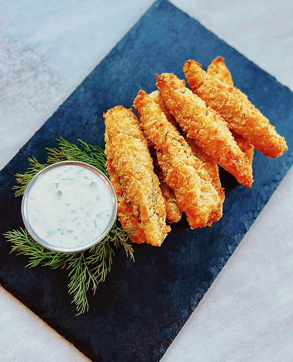 fried pickles with ranch — trails and tarragon