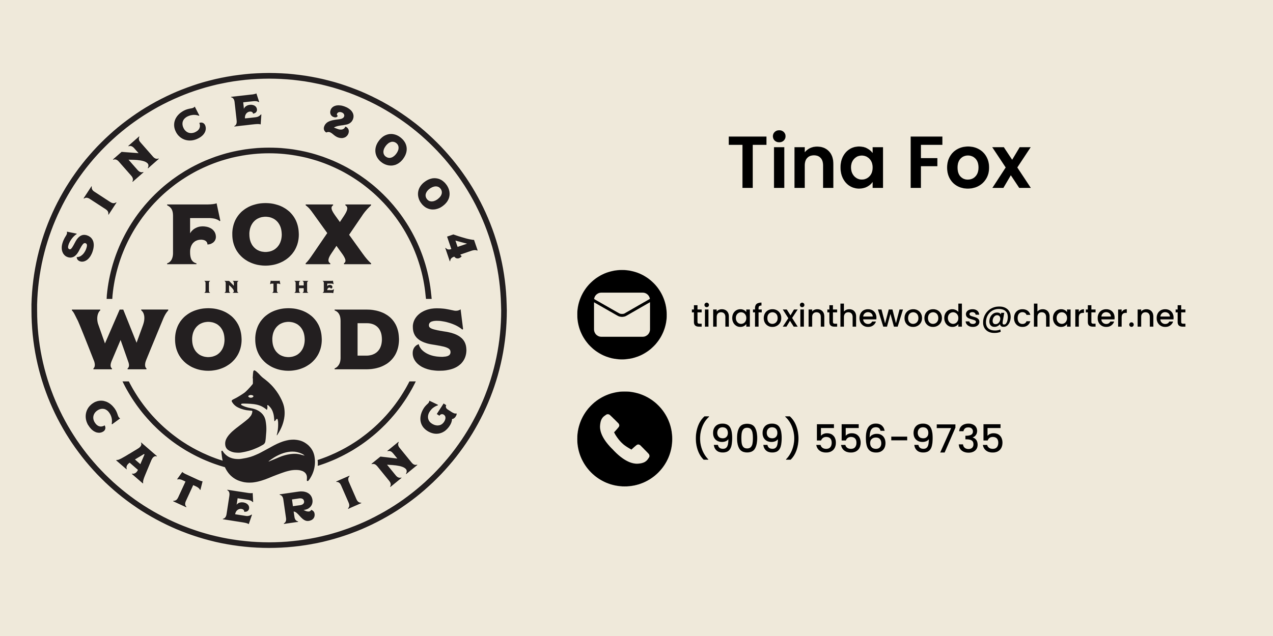 Contact 1 — Fox in the Woods Catering