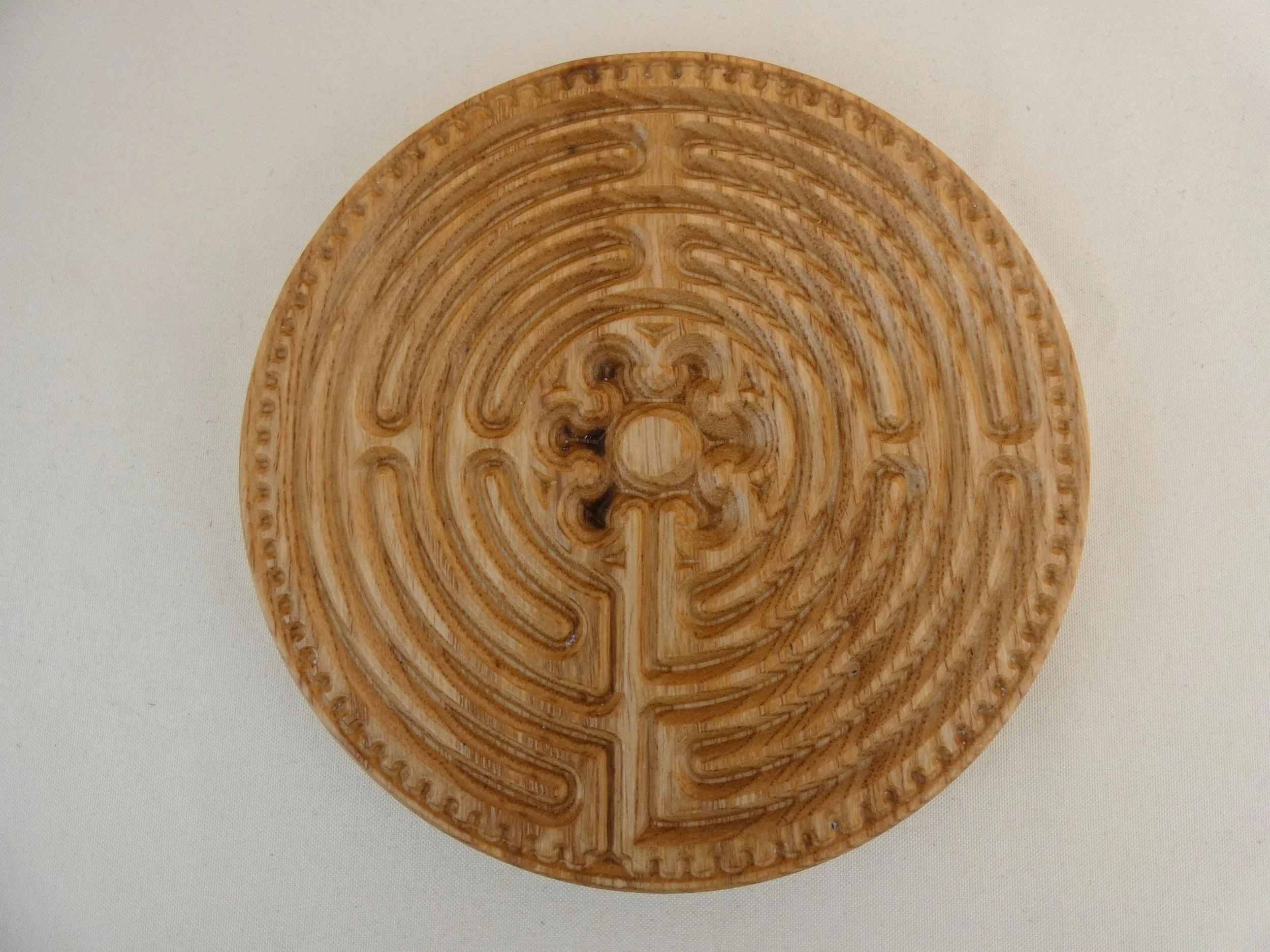 Wooden ash Chartres meditation finger labyrinth — The Grain Attraction