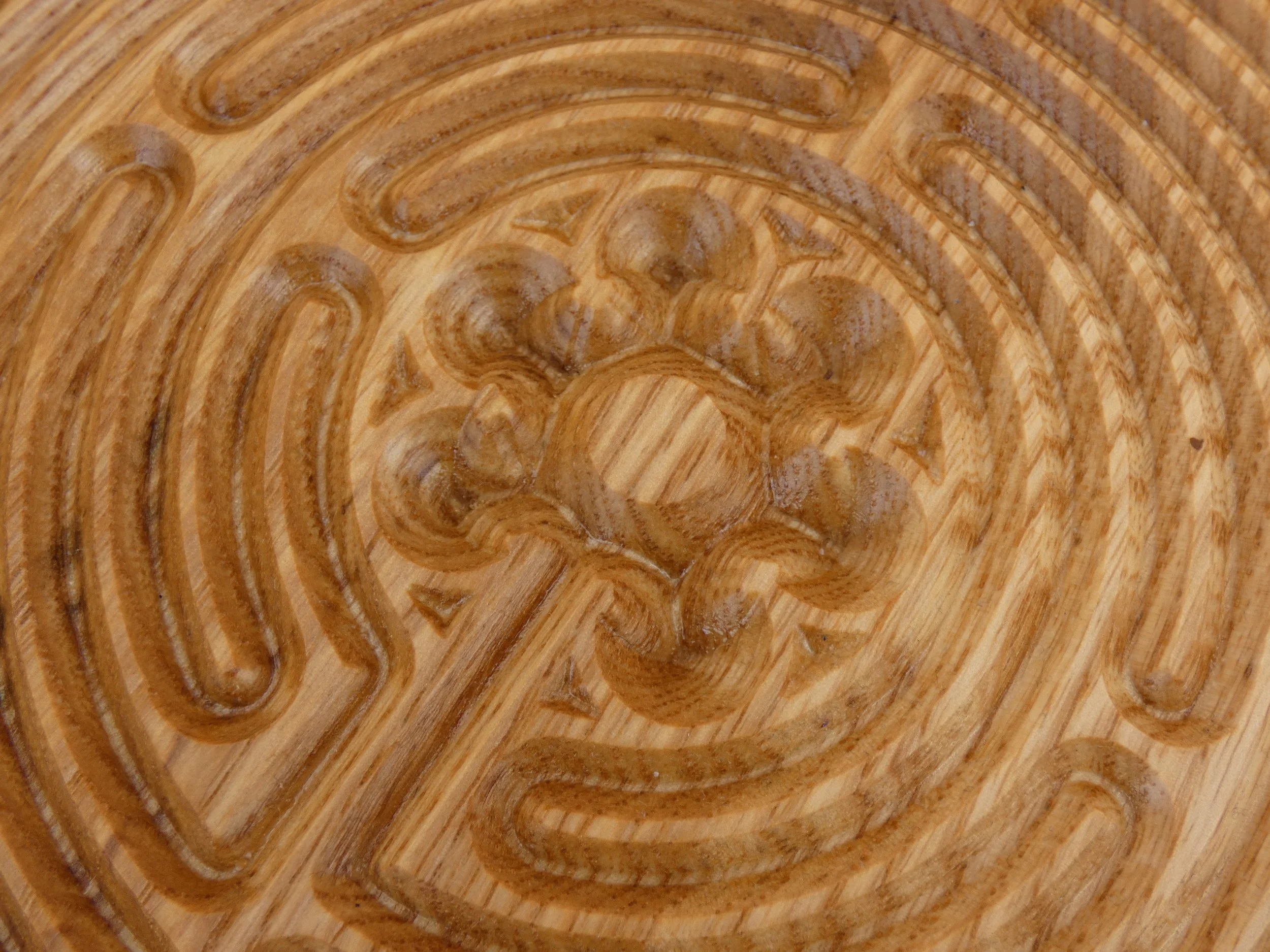 Wooden ash Chartres meditation finger labyrinth — The Grain Attraction