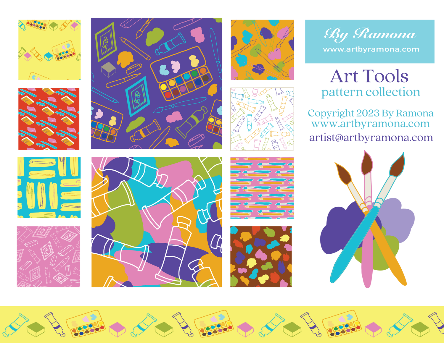 From Watercolor Florals to Surface Pattern Design: A New Path — By Ramona