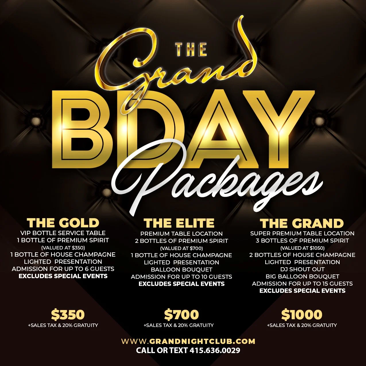 RSVP — The Grand SF