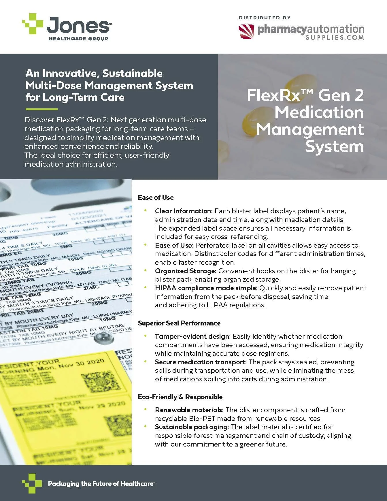 NEW – FlexRx — Jones Healthcare Group – Medication Adherence
