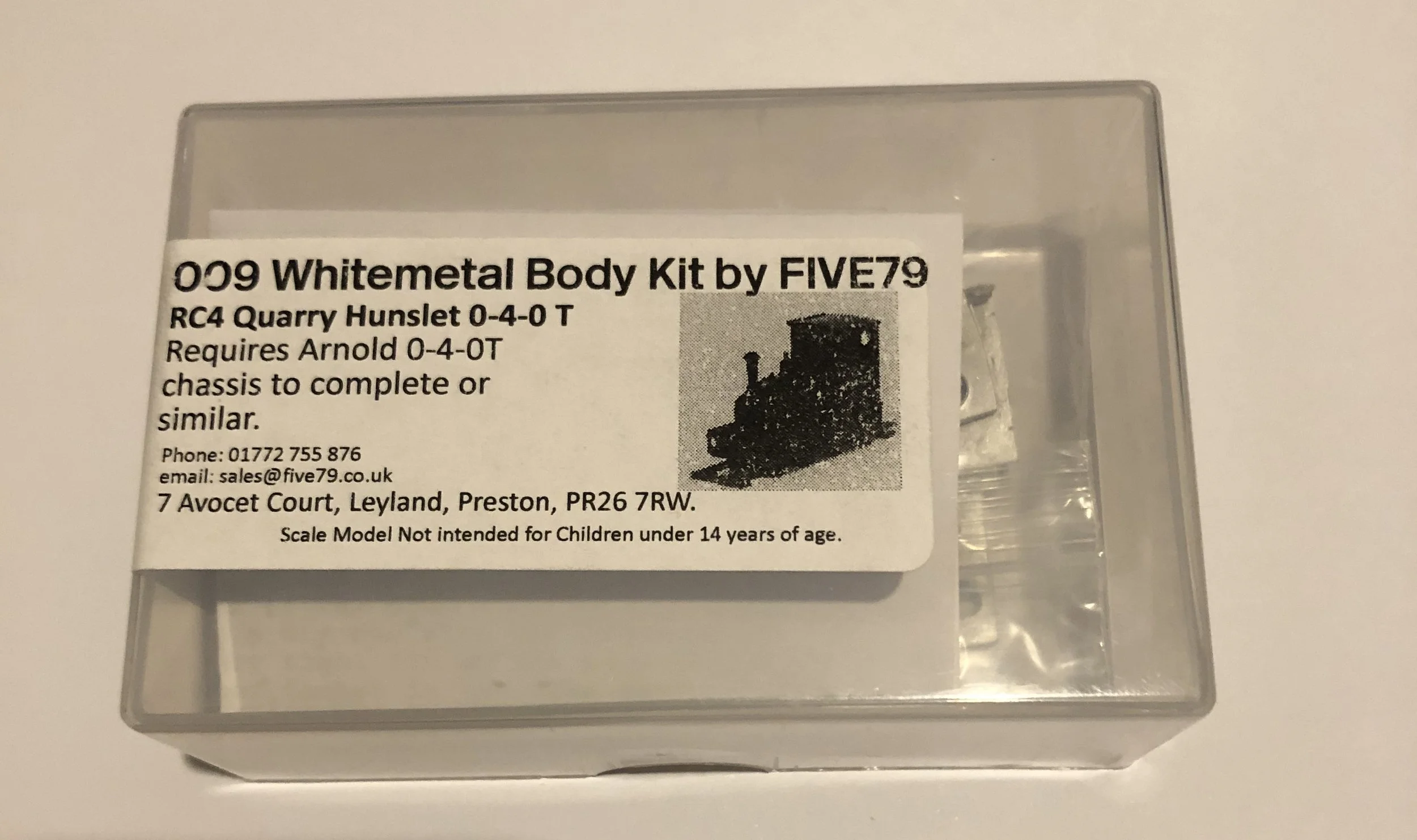 RC14 - NWNGR 'Snowdon Ranger' 0-6-4T body kit — Chivers Finelines