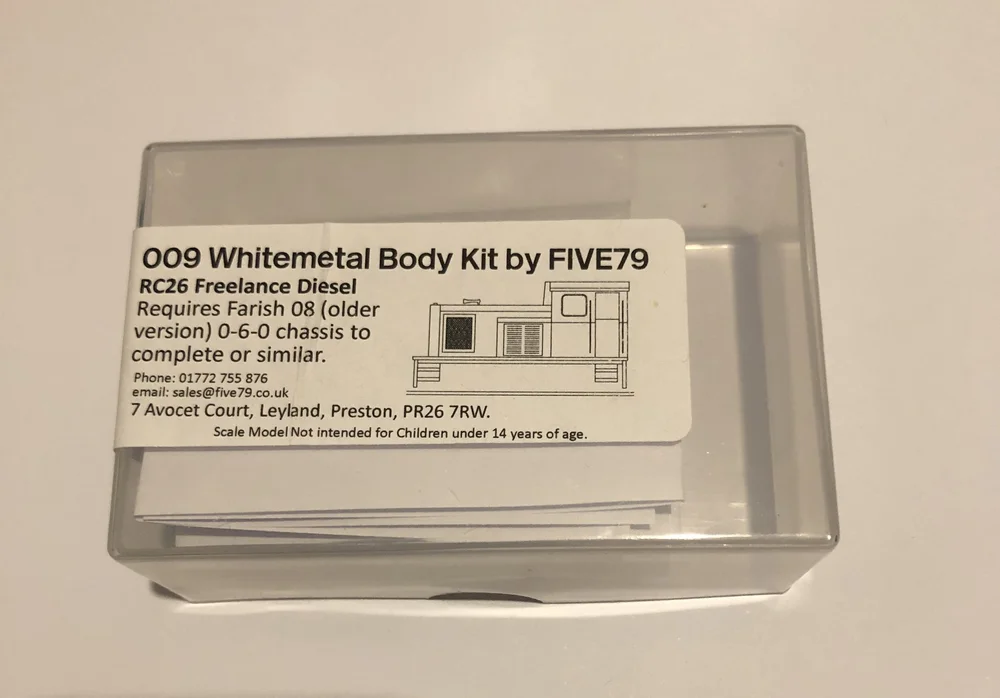 RC35 - Talyllyn 'Sir Haydn' 0-4-2 body kit — Chivers Finelines