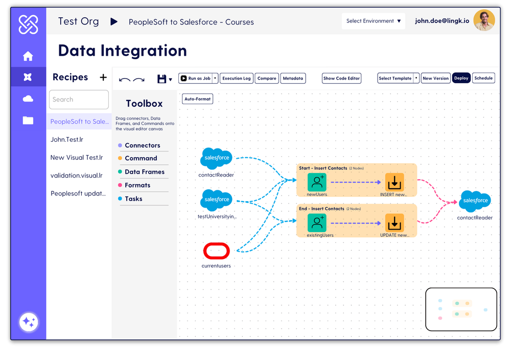 Data Integration Platform (iPaaS) | Connect Any App or System — Lingk