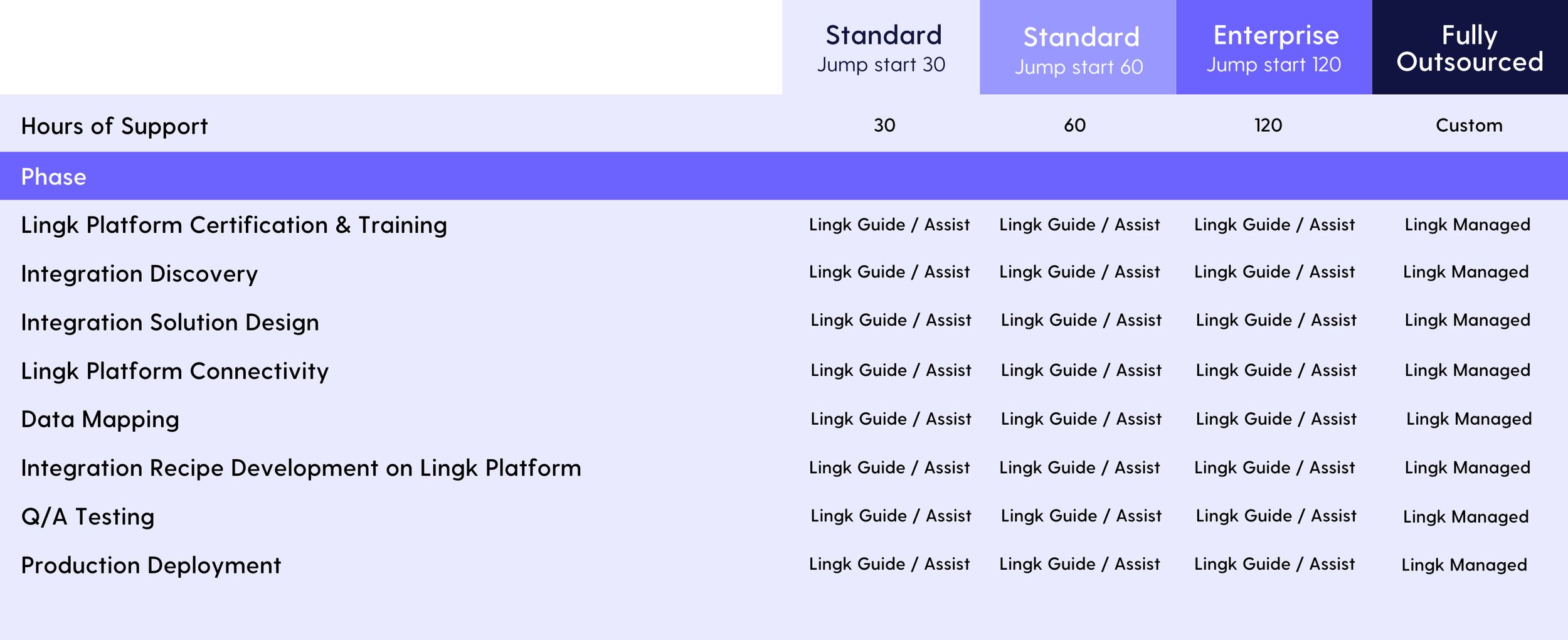 Professional Services — Lingk