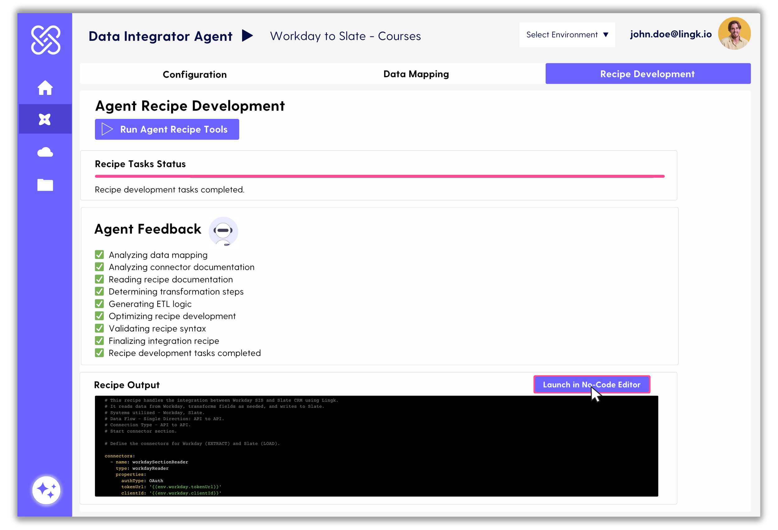 Workday Integration & Automation Platform — Lingk