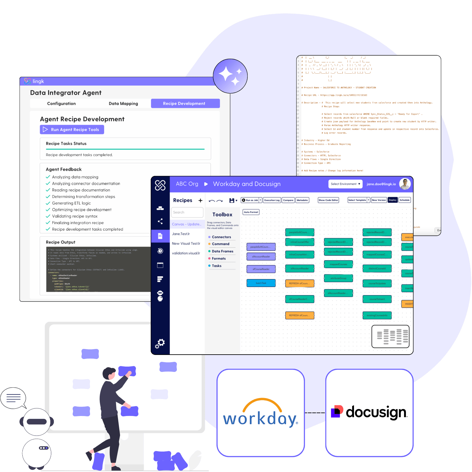 DocuSign and Workday Integration — Lingk