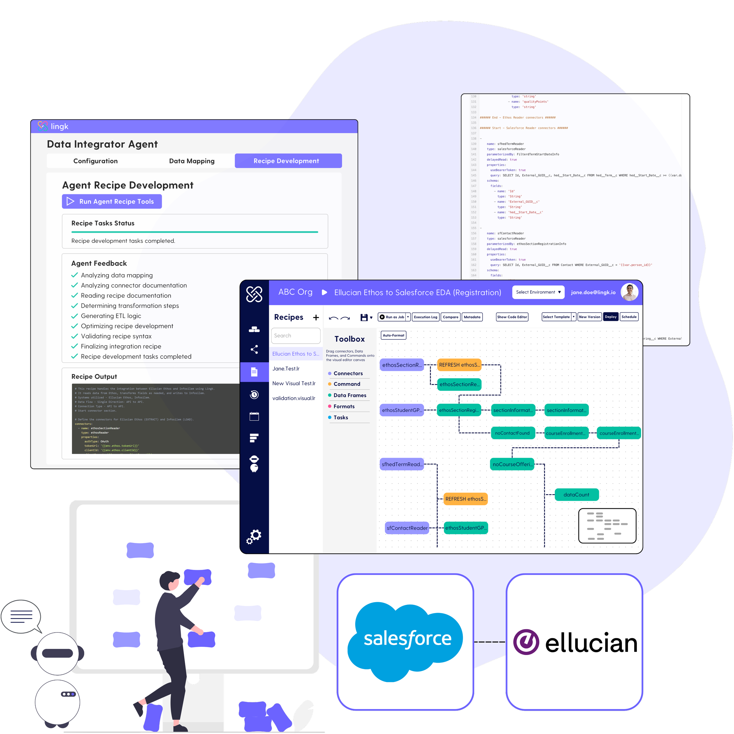Salesforce and Ellucian Banner Integration — Lingk