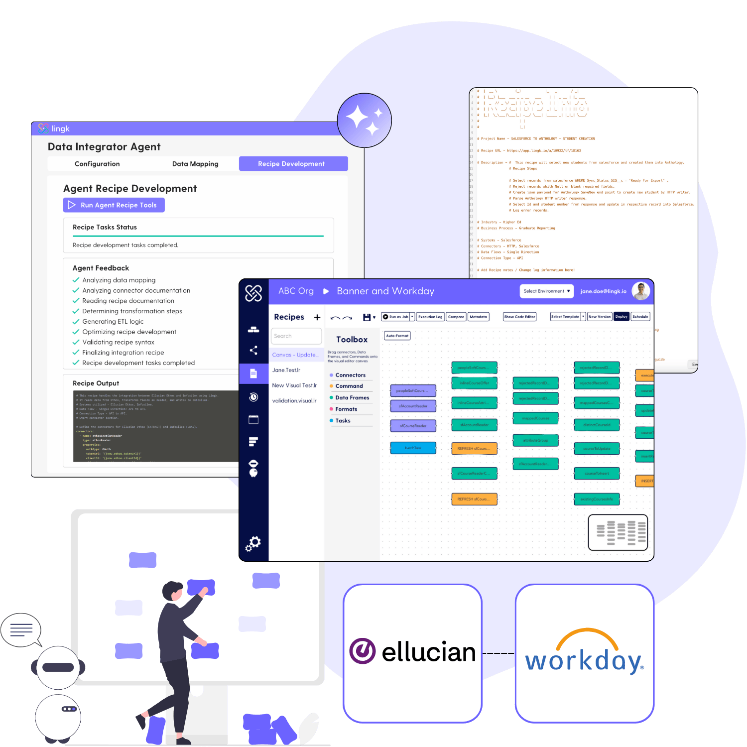 Ellucian Banner and Workday Integration — Lingk