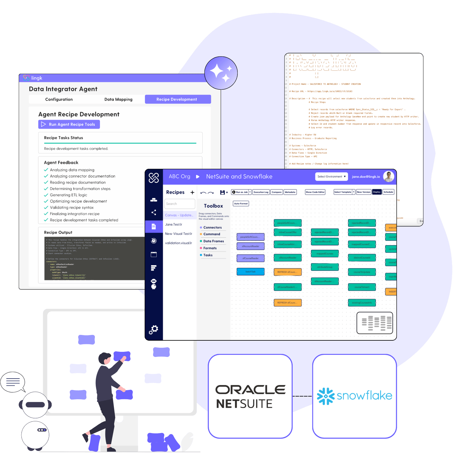 NetSuite and Snowflake Integration — Lingk