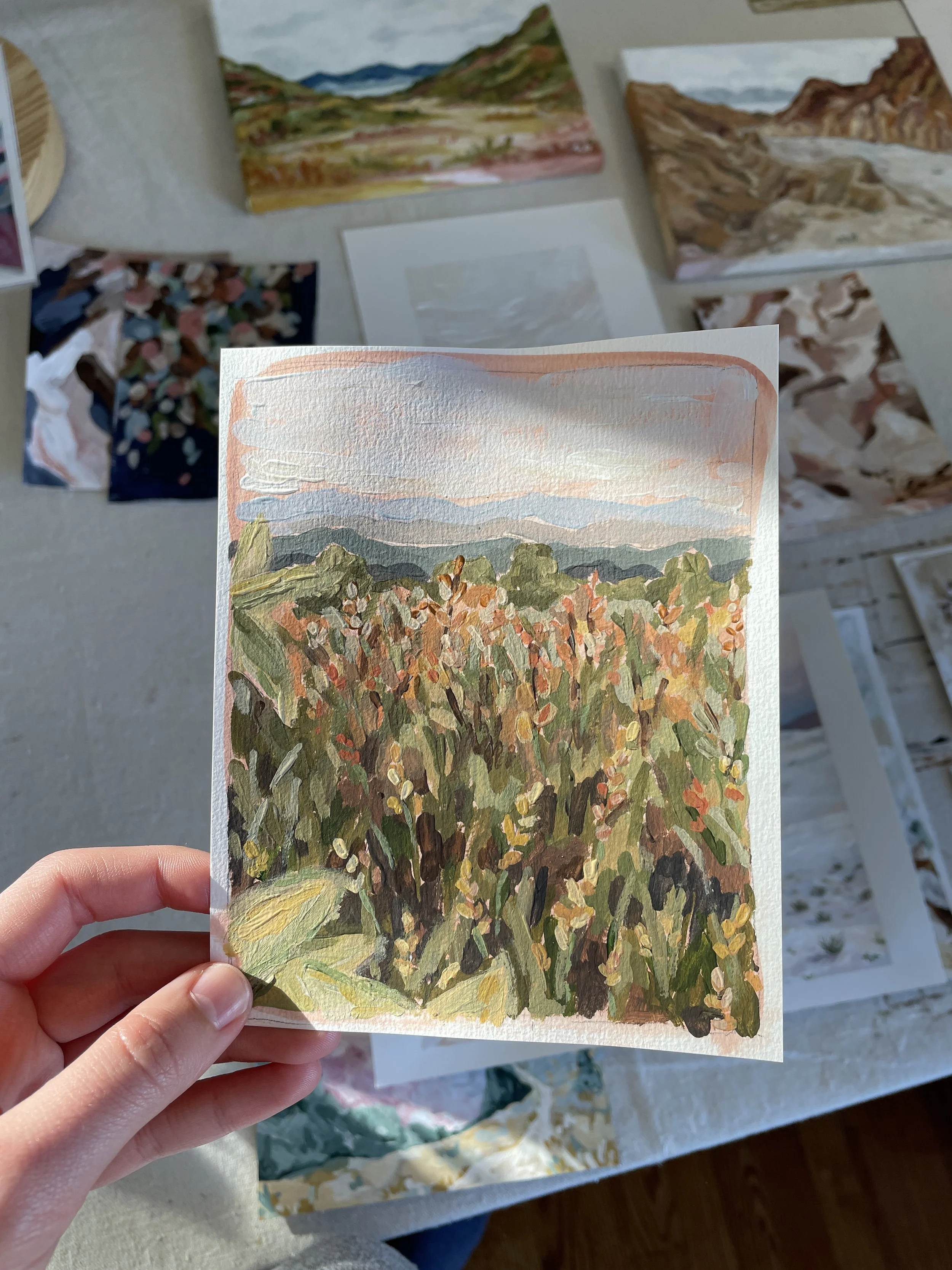 "Back Country" Original Painting — HANNAH WEISNER ART
