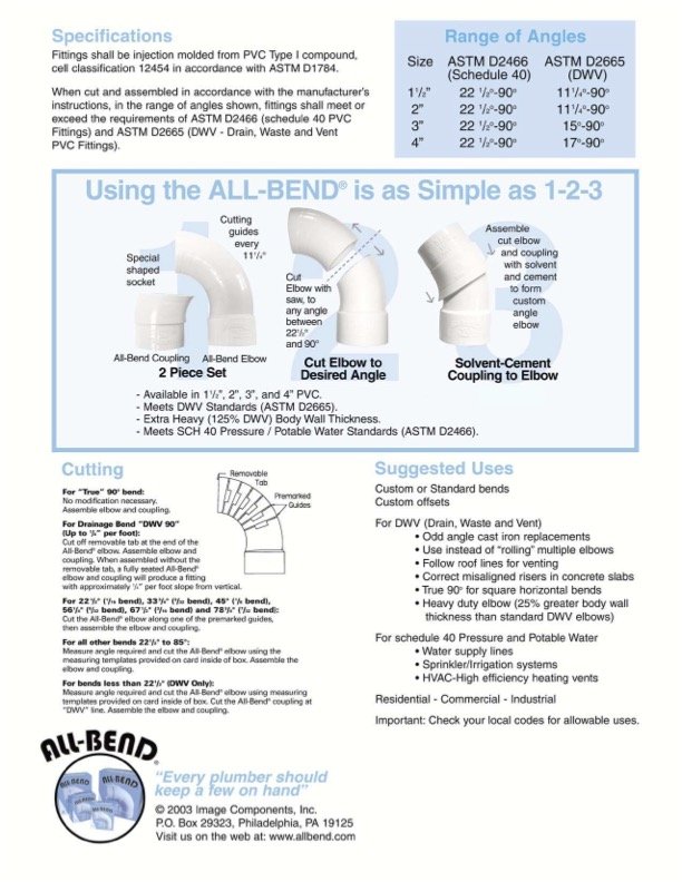PVC Brochure — All-Bend