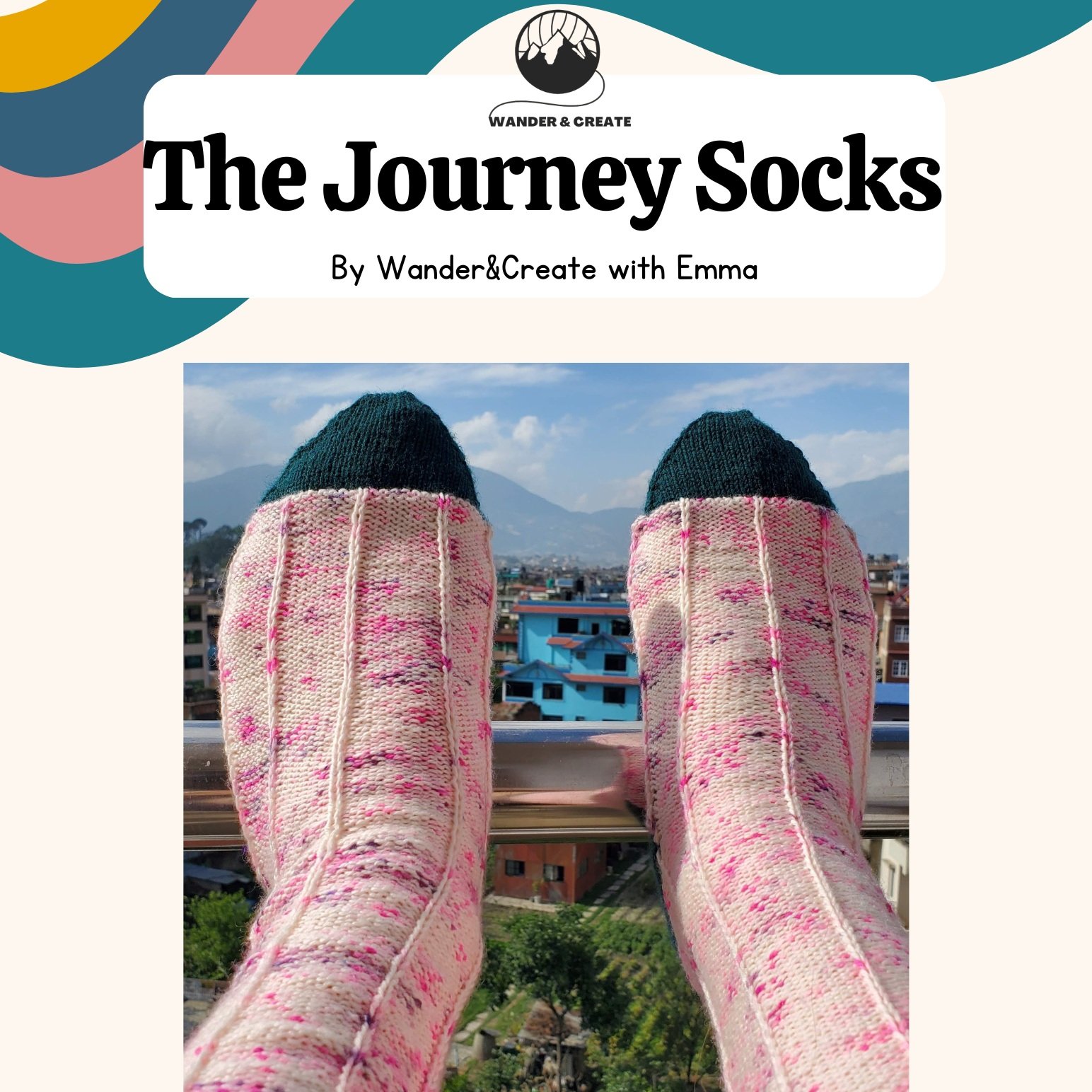 The Journey Socks knitting pattern — Wander and Create with Emma
