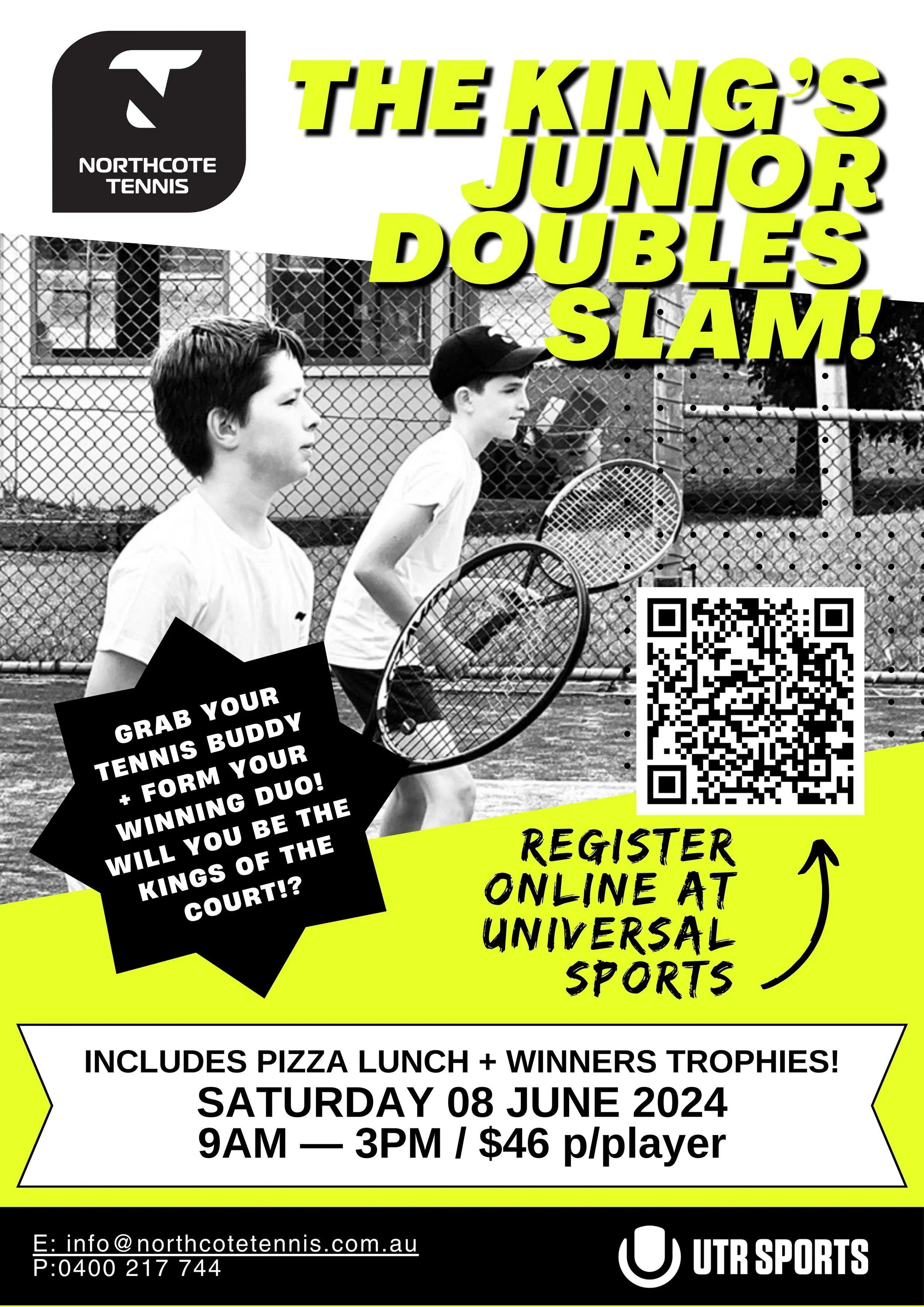 MATCH PLAY + TOURNAMENTS — NORTHCOTE TENNIS