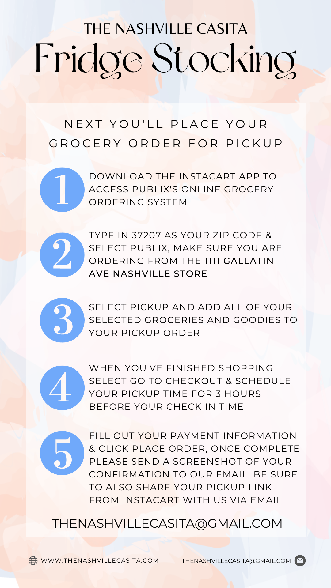 Fridge Stocking — The Nashville Casita