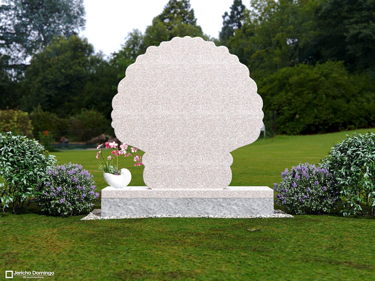 Jericho Domingo — Elegant Shell Monuments: Custom Granite Finishes for ...
