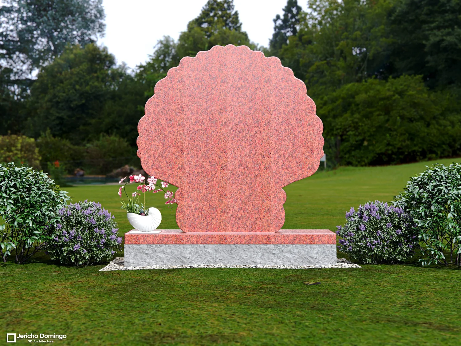 Jericho Domingo — Elegant Shell Monuments: Custom Granite Finishes for ...