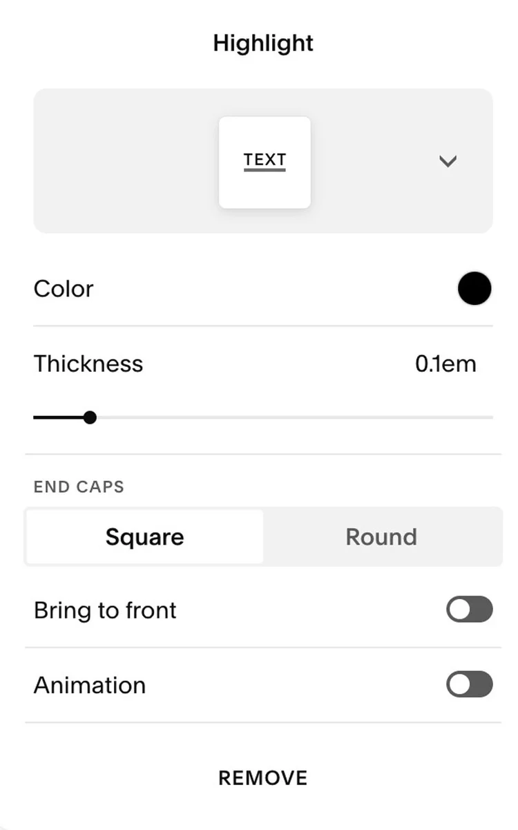 How to add text effects on Squarespace (no code needed!)
