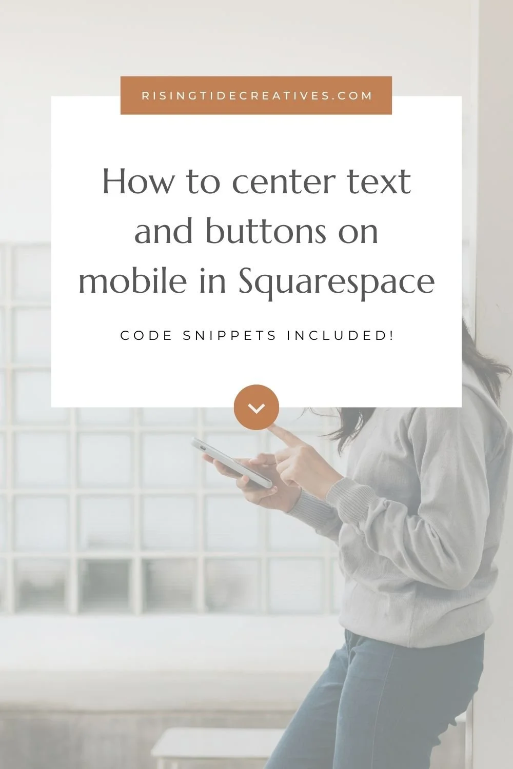 How to center text and buttons on mobile in Squarespace