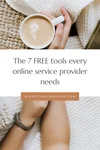 7 free tools for online service providers