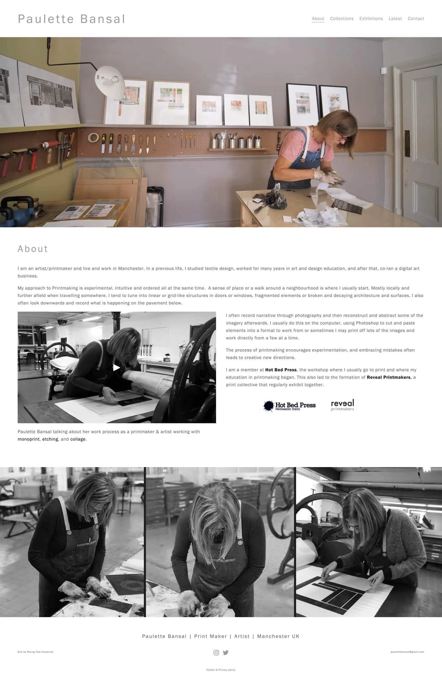 Artist Website