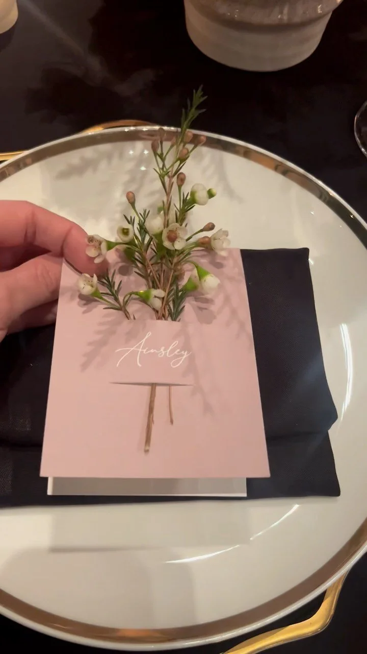 The Lucy — Rosebud Calligraphy- Orlando Calligraphy and Stationery Design