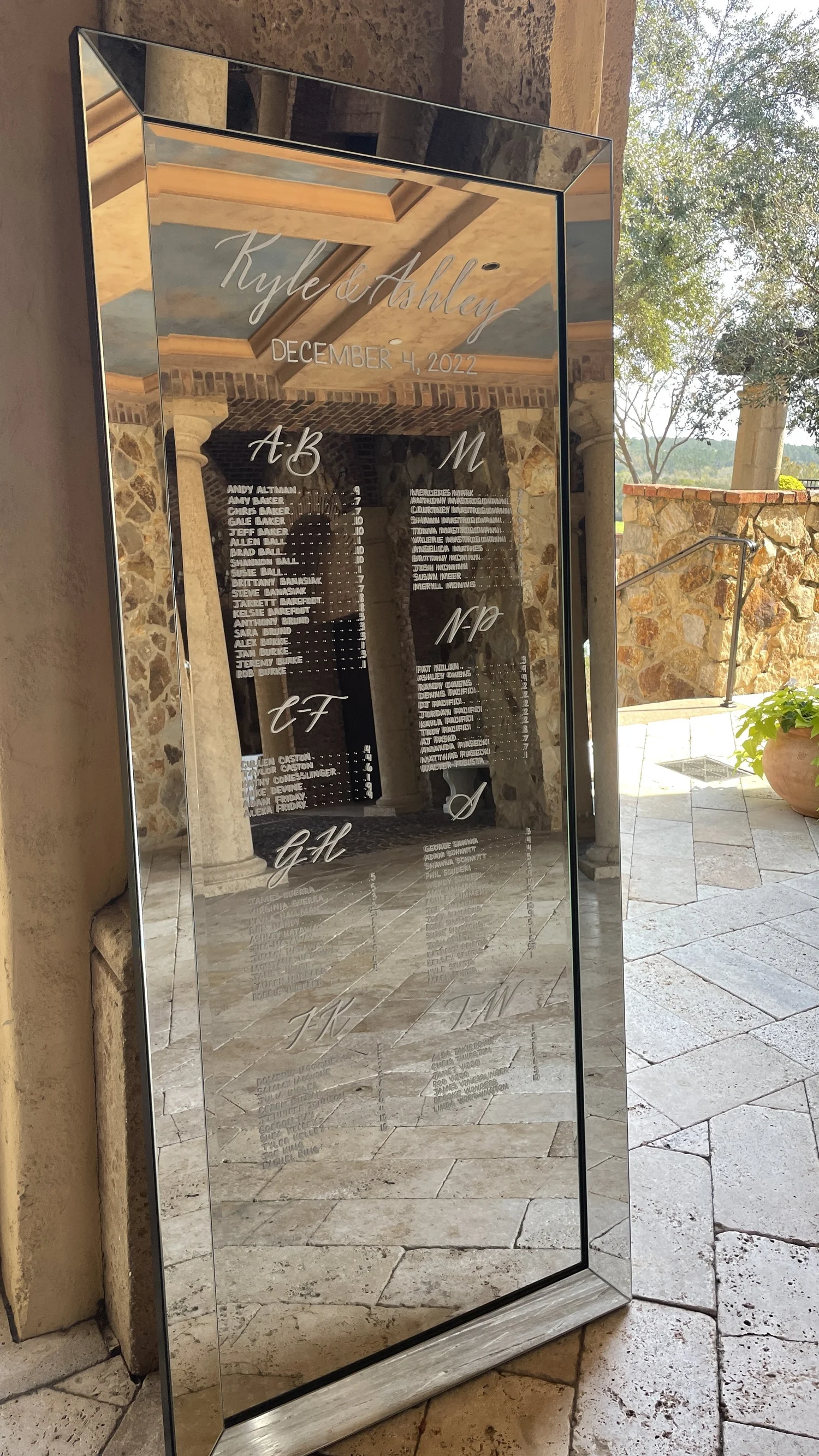Mirror Rentals — Rosebud Calligraphy- Orlando Calligraphy and ...