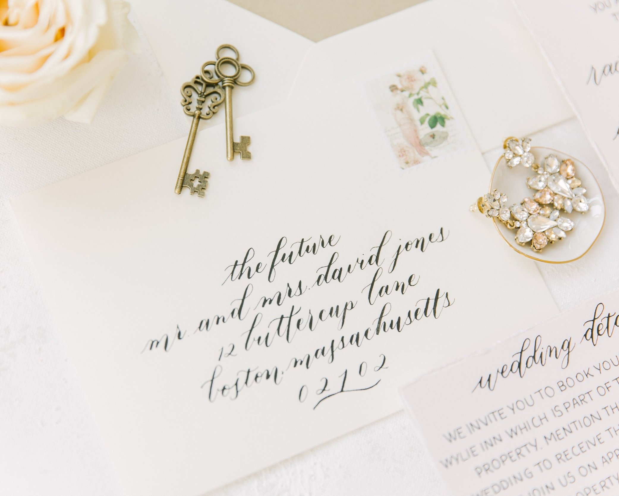 The Lucy — Rosebud Calligraphy- Orlando Calligraphy and Stationery Design
