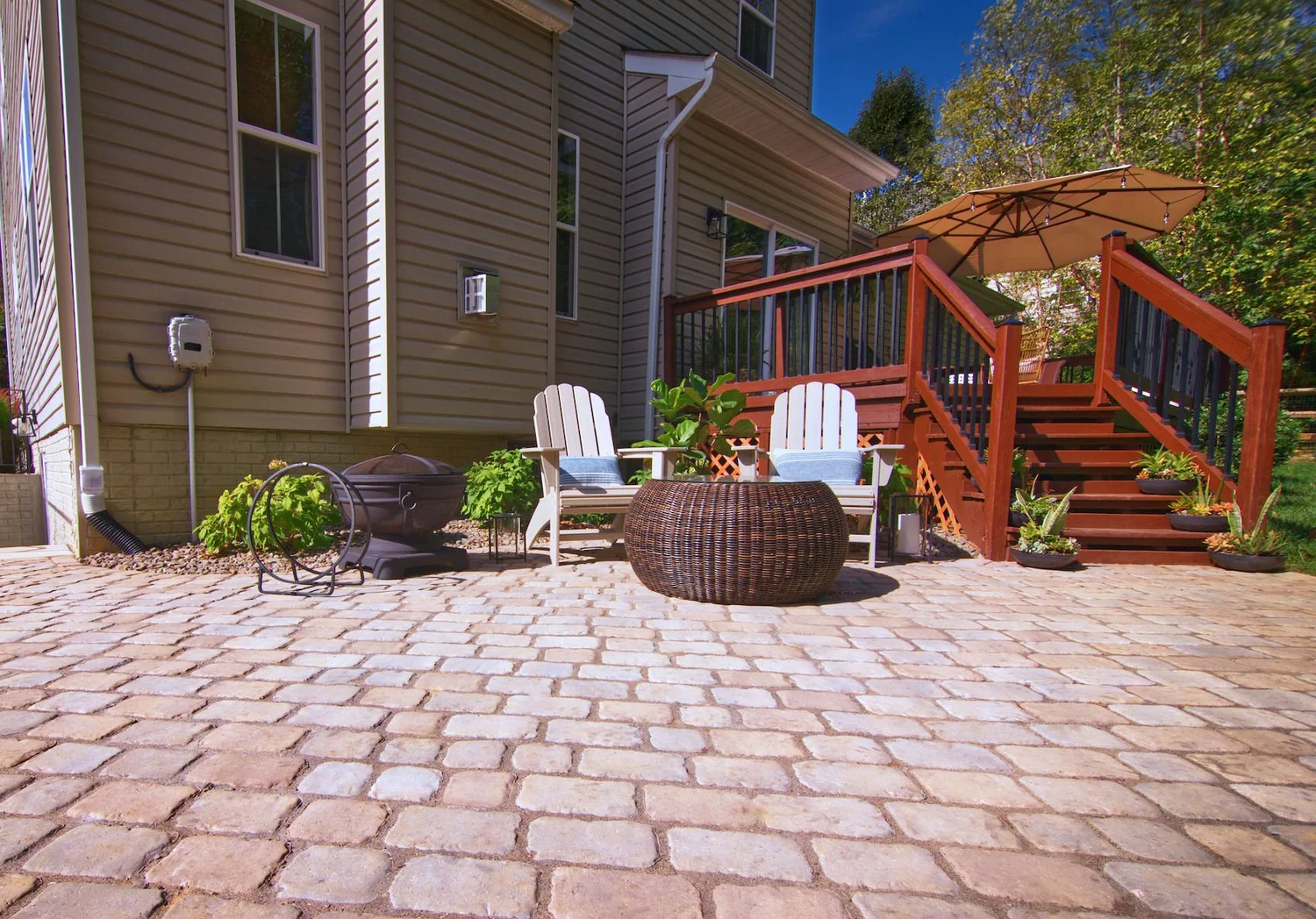 Composite Deck Builders, Paver Patio in Catonsville, Clarksville ...