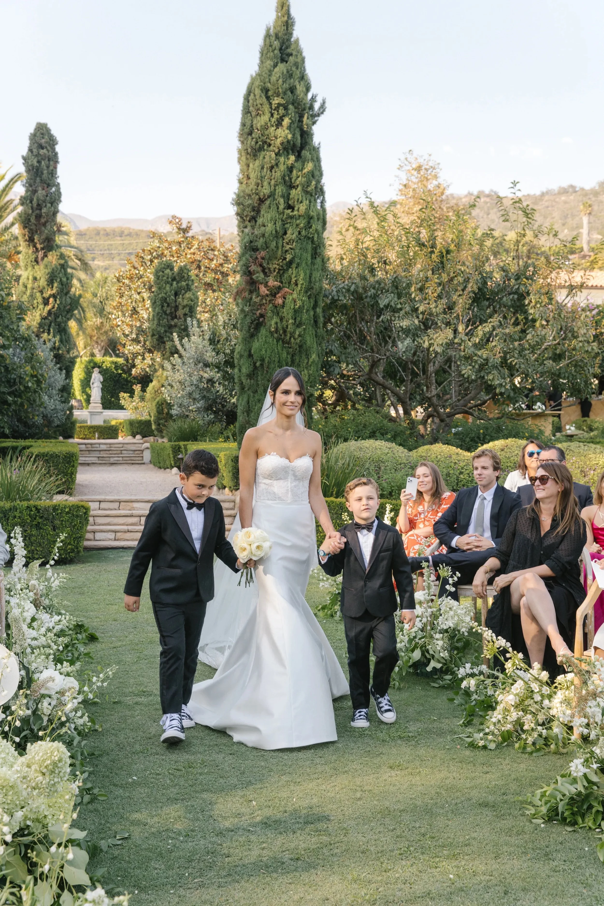 Jordana Brewster and Mason Morfit’s Wedding at a Villa in Montecito ...