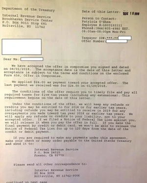 Settle Your Tax Debt with IRS Offer in Compromise — Semper Tax Relief ...
