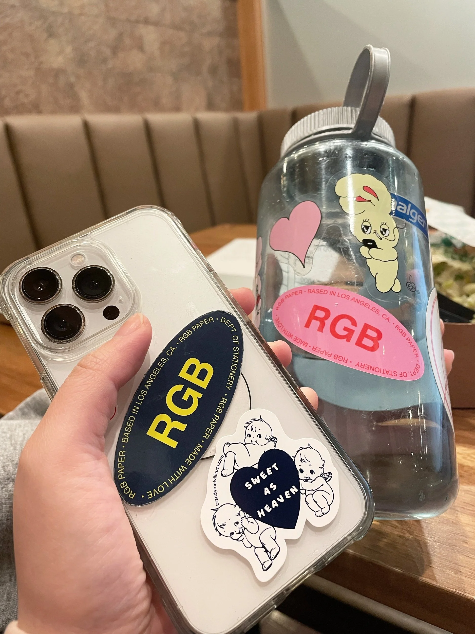 RGB Made With Love Stickers — RGB Paper