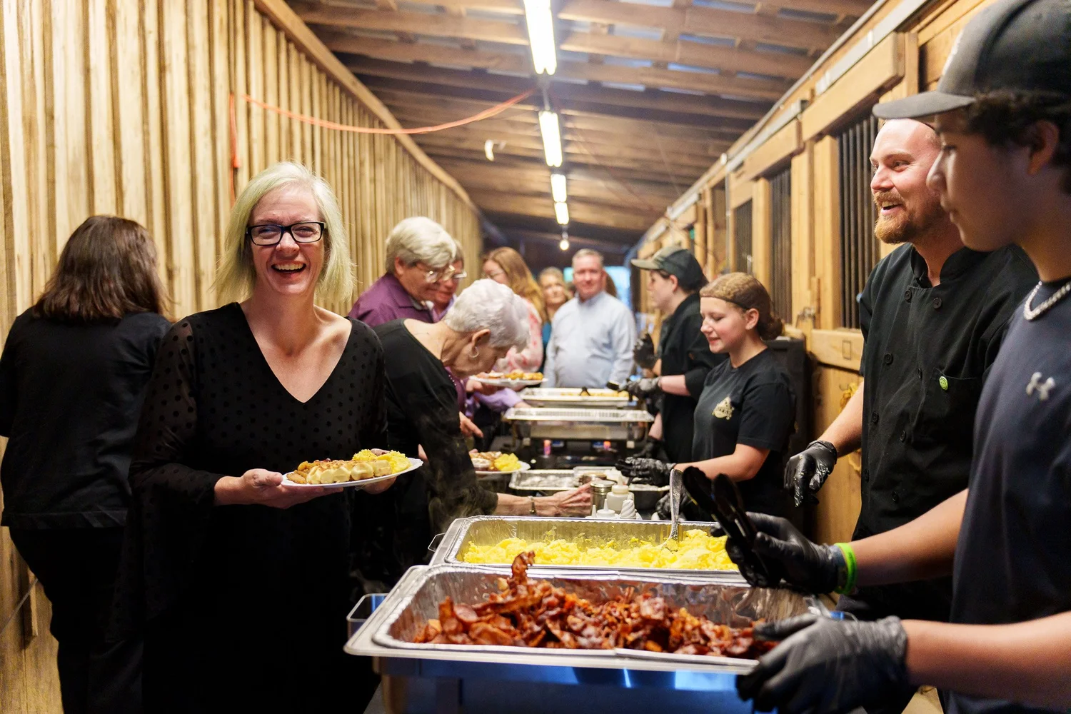 CATERING — WAFFEE STATION