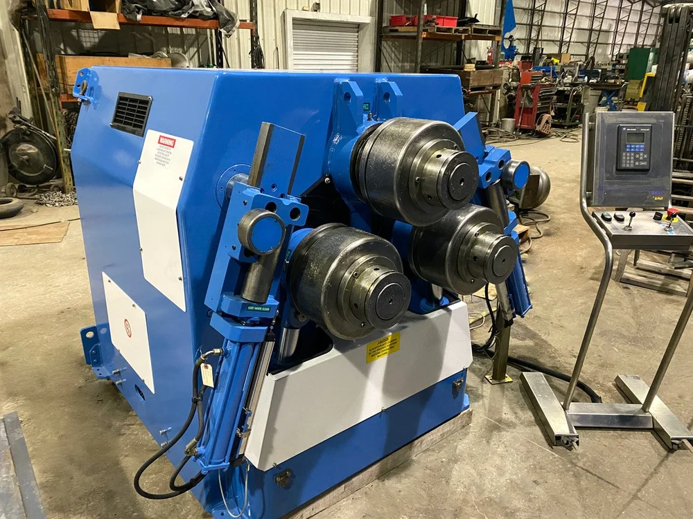 4" X 4" X 1/2" Davi Promau Angle Bending Roll, Model MCP3210 — NS Machine