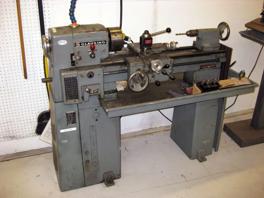 Machinery For Sale | Used 10" x 24" Engine Lathe, Clausing, Model 4902 ...