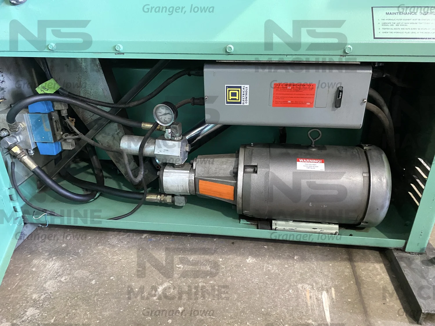 50 ton Piranha Hydraulic Ironworker | Model P50 For Sale — NS Machine