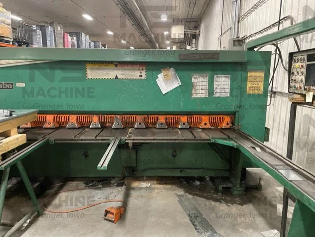 10′ x 1/4″ Cincinnati Programmable Hydraulic Shear | Model 2500×10 — NS ...