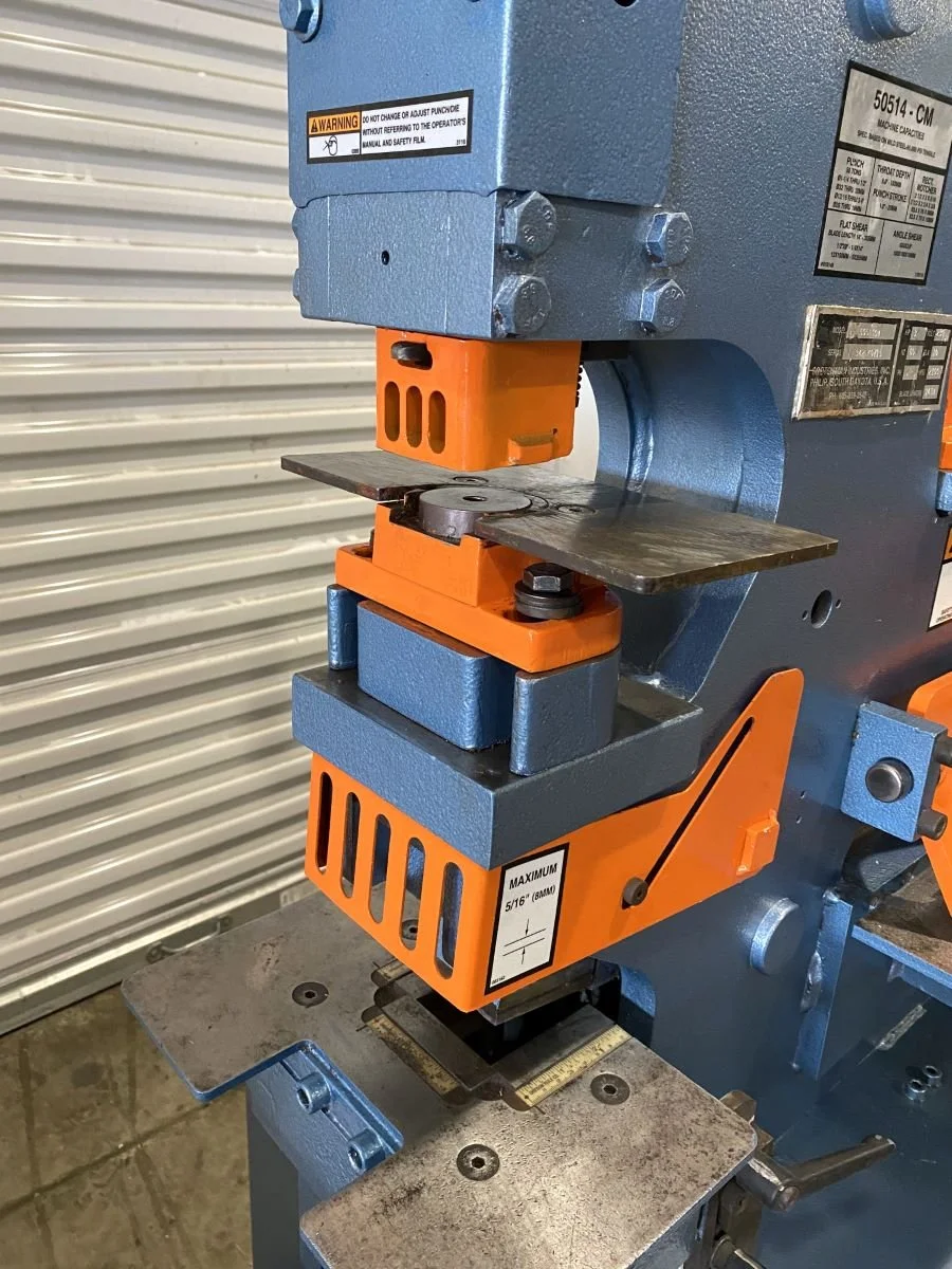 Used Hydraulic Ironworkers For Sale: 50 ton Scotchman Model 50514CM ...