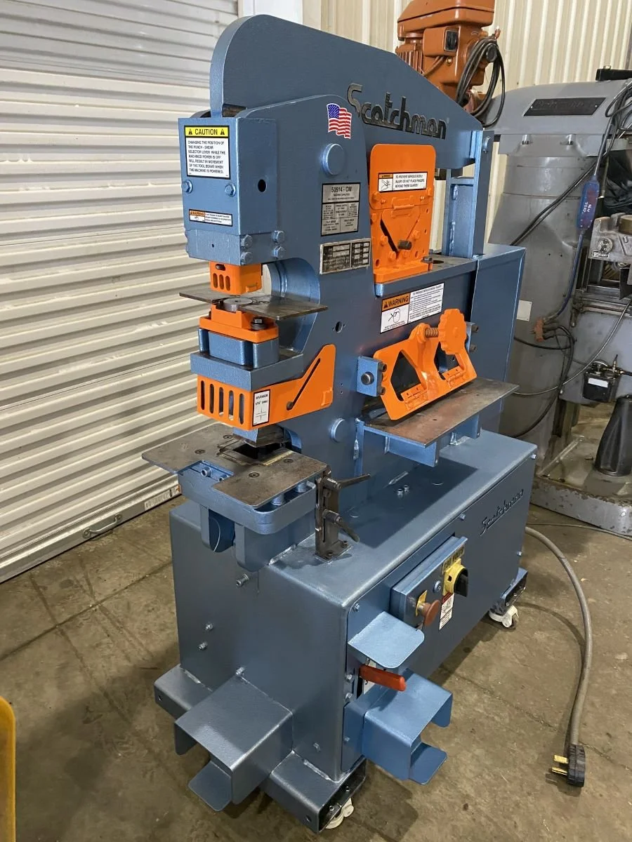 Used Hydraulic Ironworkers For Sale: 50 ton Scotchman Model 50514CM ...