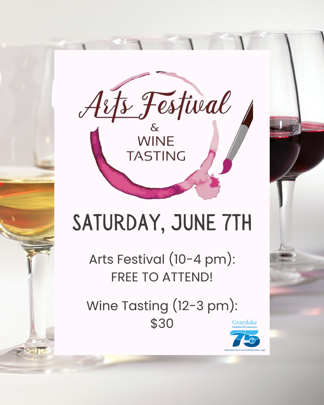 Grayslake Arts Fest & Wine Tasting — Grayslake Village Center