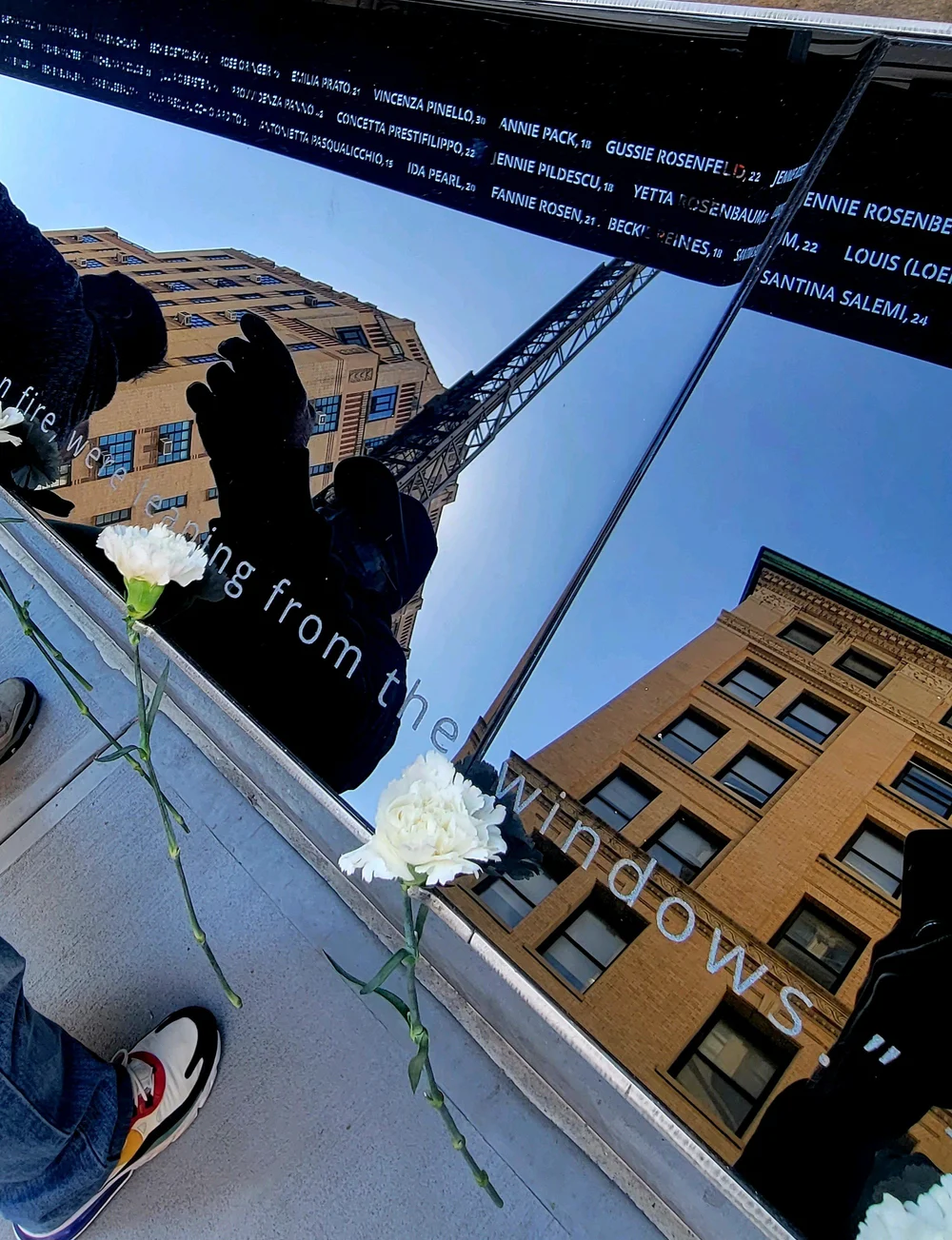 Names Carved Into Light and Metal: Triangle Fire Memorial Dedicated ...
