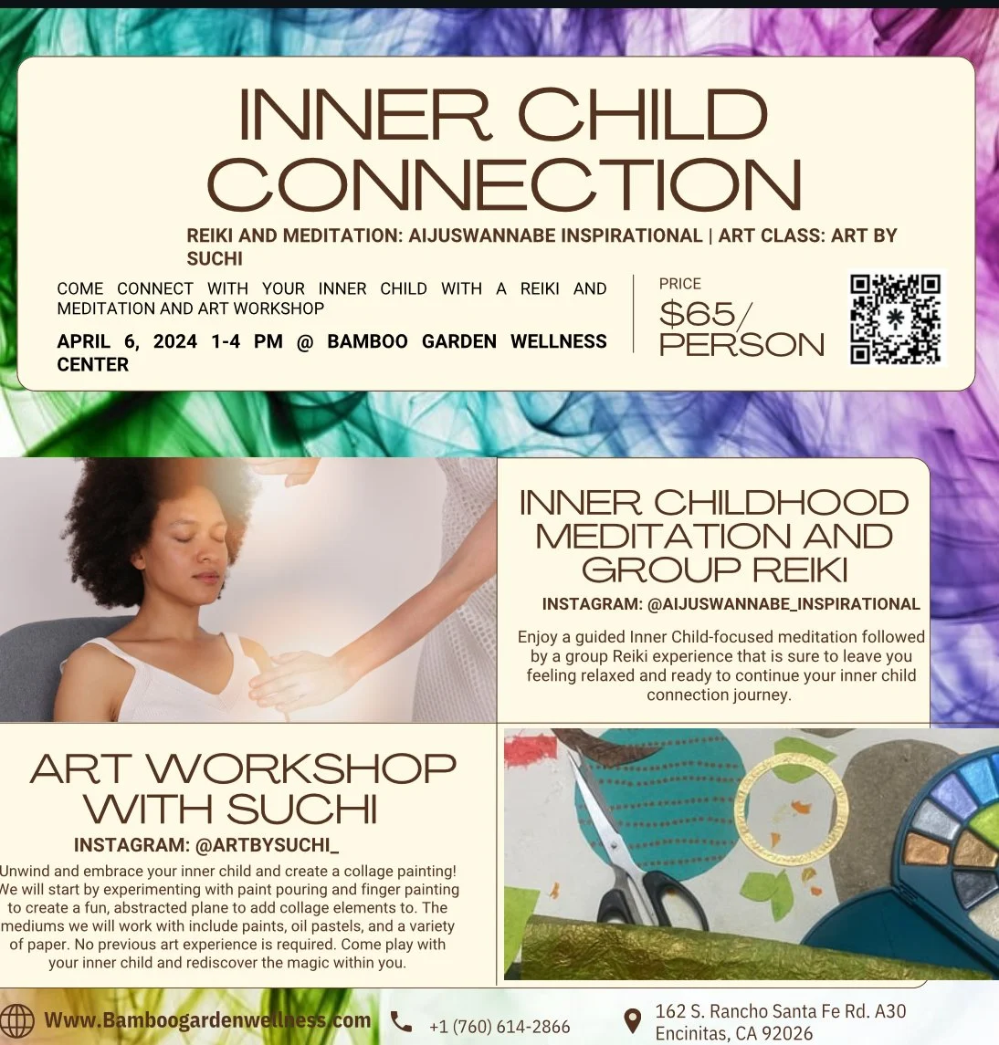 Inner Child Connection-Reiki, Meditation and Art Workshop — Bamboo ...