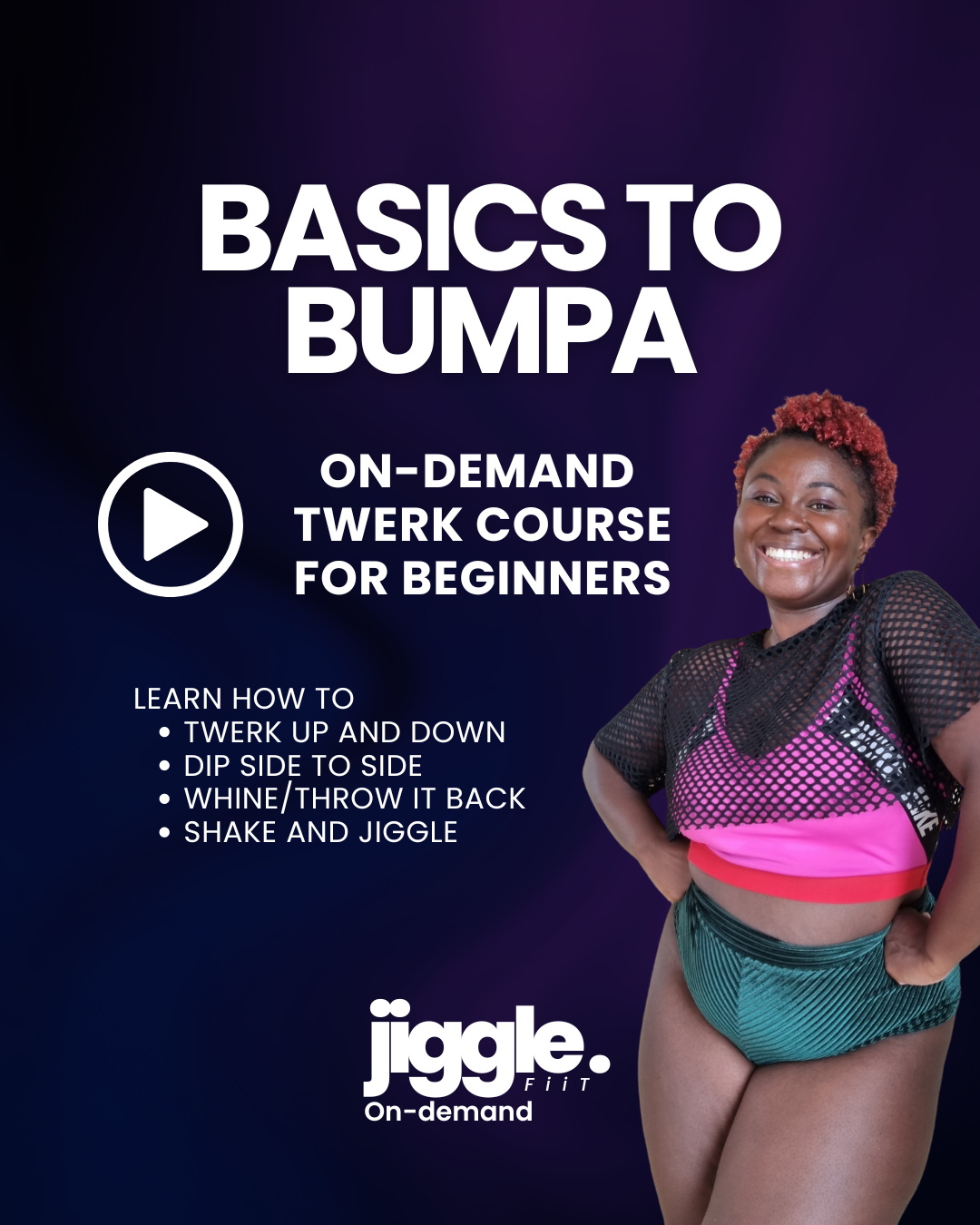 On Demand Twerk Course For Beginners — Jigglefiit Dance Fitness