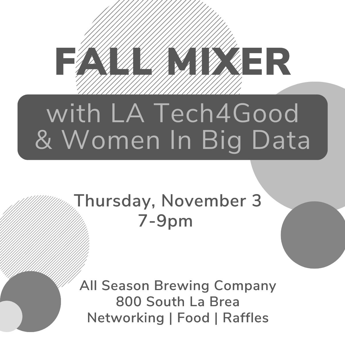 Fall Mixer — Data Reframed