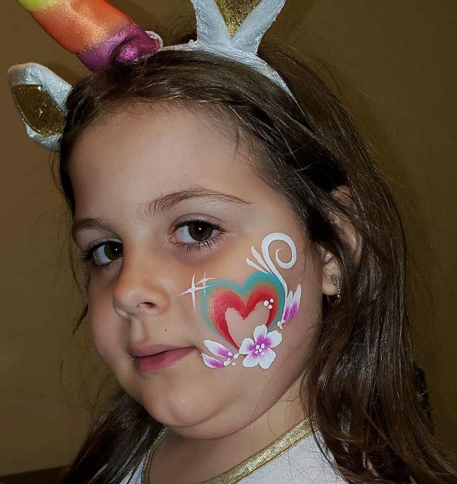 Face Painting Heart Designs