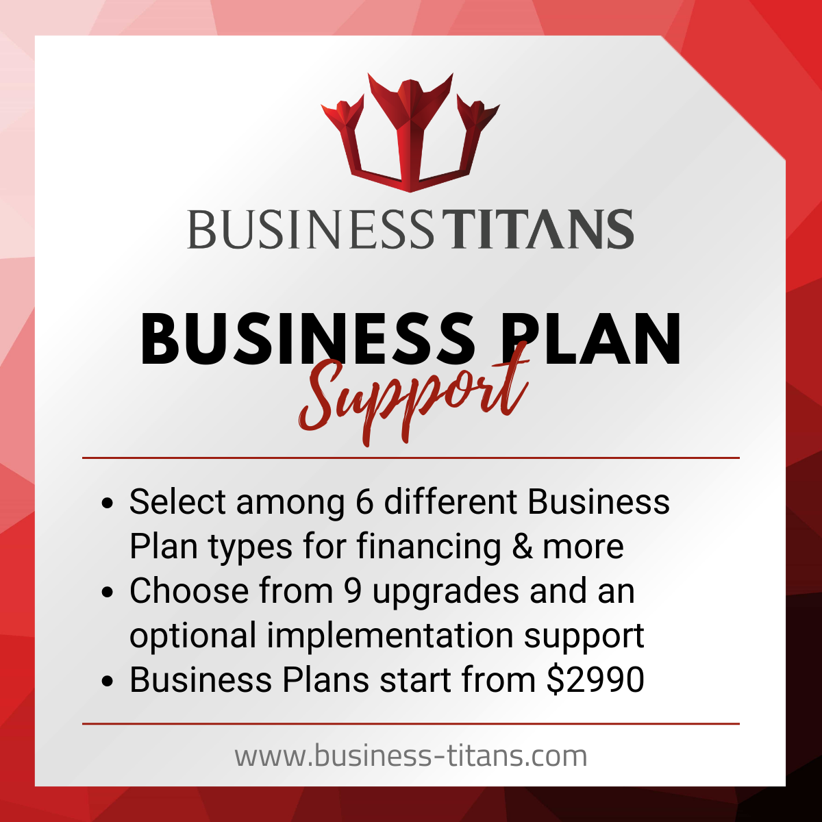 Management Support — Business Titans