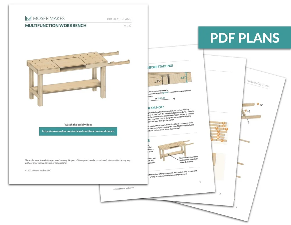 Multifunction Workbench — Moser Makes