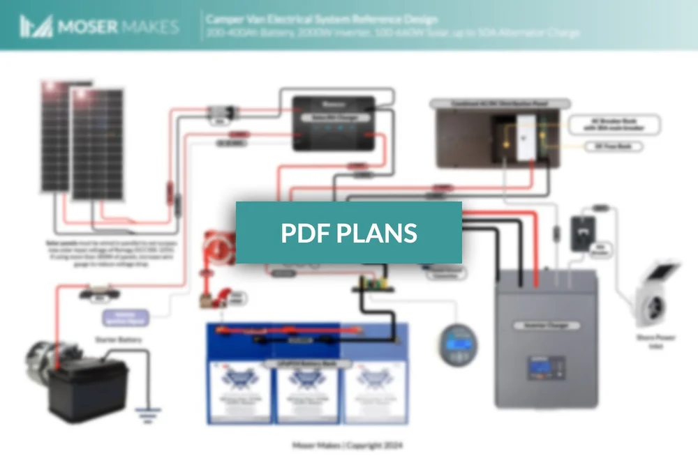 Camper Van Standard Electrical System — Moser Makes
